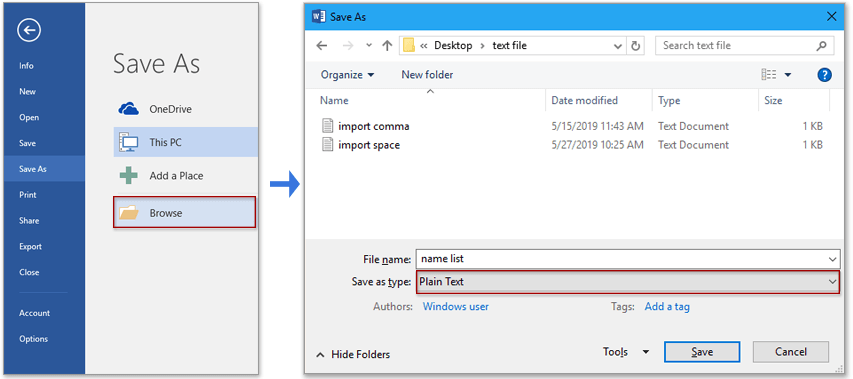 Two Easy Ways To Convert Or Import Word Document Contents To Excel 