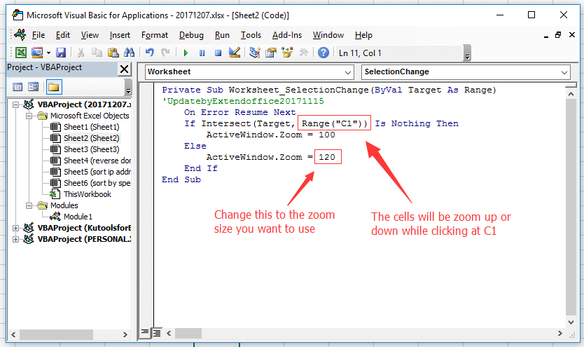 How To Zoom Up Or Down The Cells While Clicking At Data Validation List In Excel 