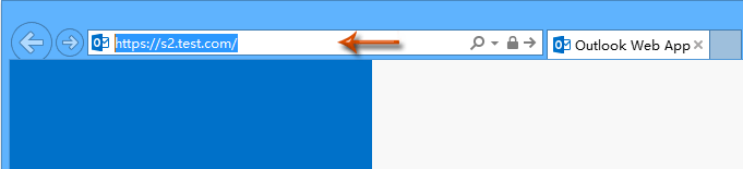 How to access exchange account on web from Outlook?
