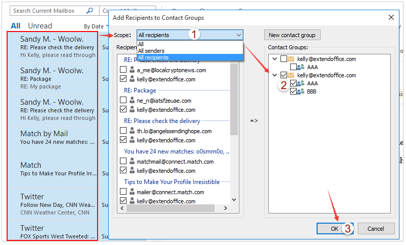 How To Create A Contact Group distribution List From Excel Data 