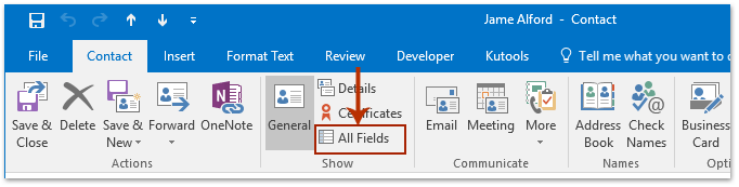 How to add and delete user defined filed in a contact in Outlook?