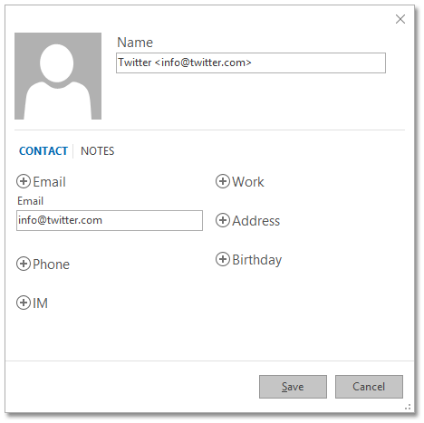 How to add all/multiple emails' senders to contacts in bulk in Outlook?