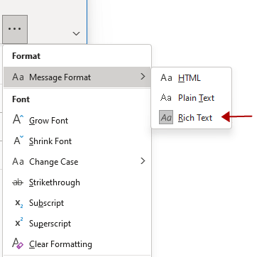 Outlook: How to create signature with attachment