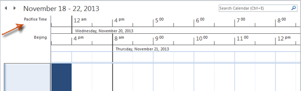 How to add and change a second-time zone in Outlook?
