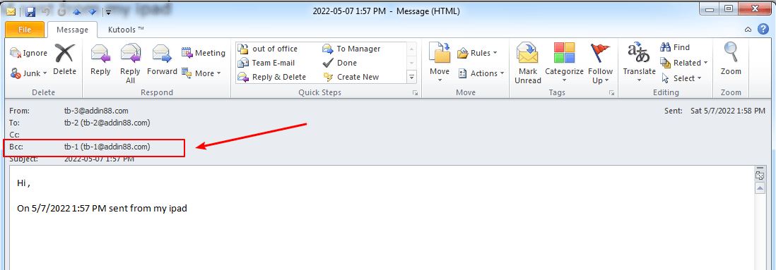 How to Add and View Bcc Recipients in Outlook?