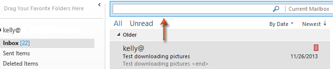 How to use the Advanced Search in Outlook?