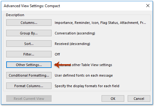 How to allow in-cell editing in Outlook folders?