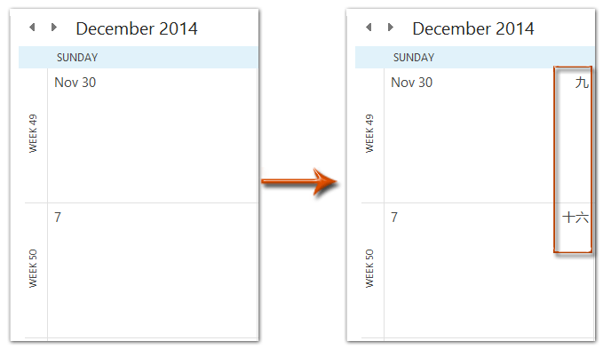 How to enable an alternate calendar in Outlook?