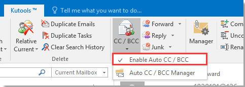 How to always BCC myself while sending Email through Outlook?