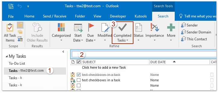 How to (auto) archive completed tasks only in Outlook?