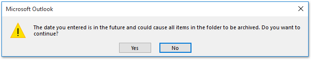 How to archive emails by year/month/date in Outlook?