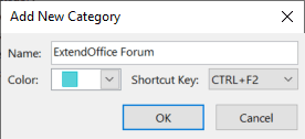 How to assign and edit color categories to Outlook items?