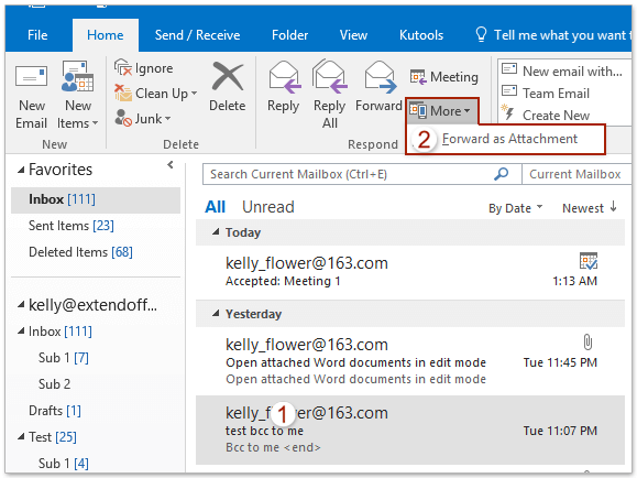 How To Attach Messages Or Meeting Invitations To An Email In Outlook 