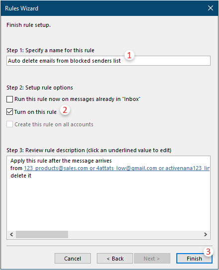 How To Automatically Delete Emails From Blocked Senders In Outlook