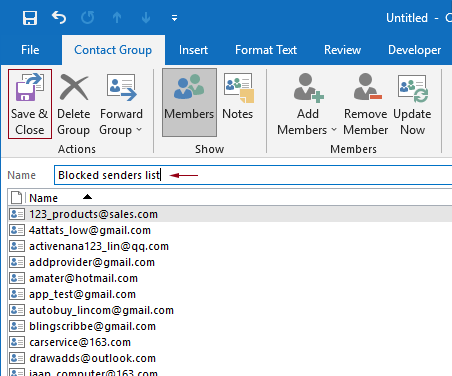 How to automatically delete emails from blocked senders in Outlook?