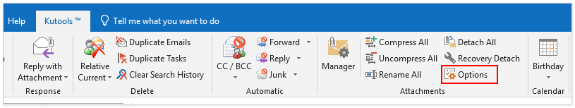 How to zip attachments automatically in Outlook?
