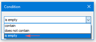 How to block emails with no subject in Outlook?