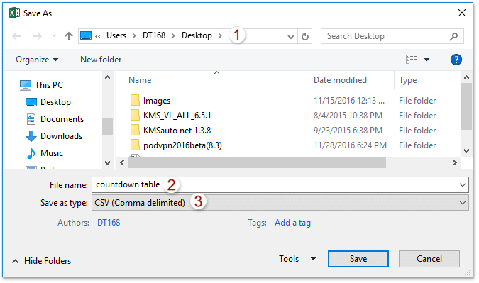 How to create a countdown (clock) calendar in Outlook?