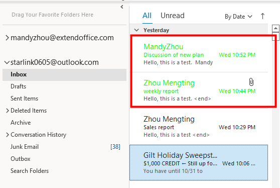 How To Color Code Emails By Message Size In Outlook 
