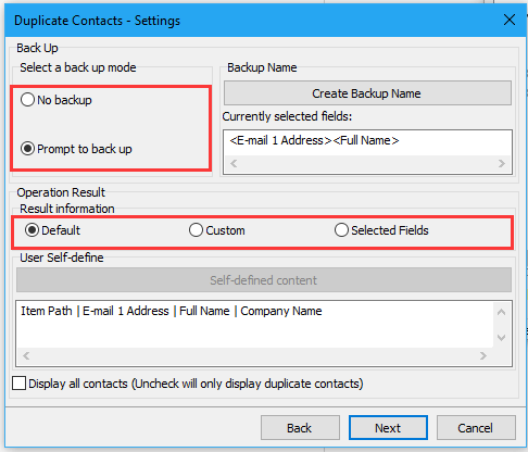 How to compare contacts and remove or merge duplicates in Outlook?