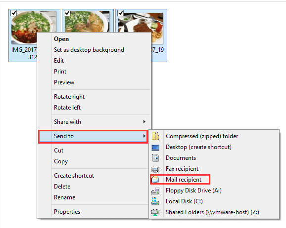 How to compress images before sending email in Outlook?