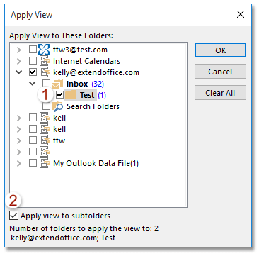 How to copy automatic/conditional formatting to other folder in Outlook?