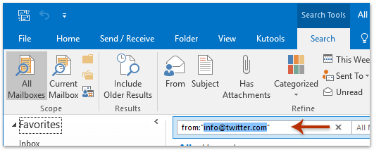 How to count the number of emails by sender in Outlook?