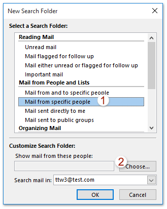 How to count the number of emails by sender in Outlook?