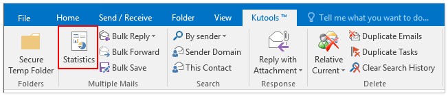 How to count the total number of items (emails) in all folders in Outlook?
