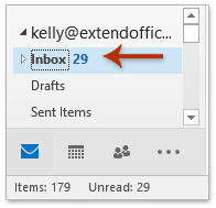How to count the total number of items (emails) in all folders in Outlook?