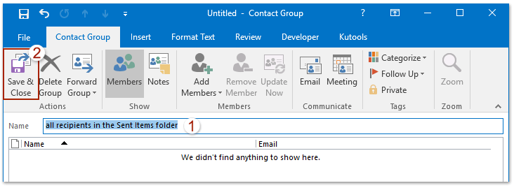 How to count the number of recipients in To, Cc, and Bcc fields in Outlook?