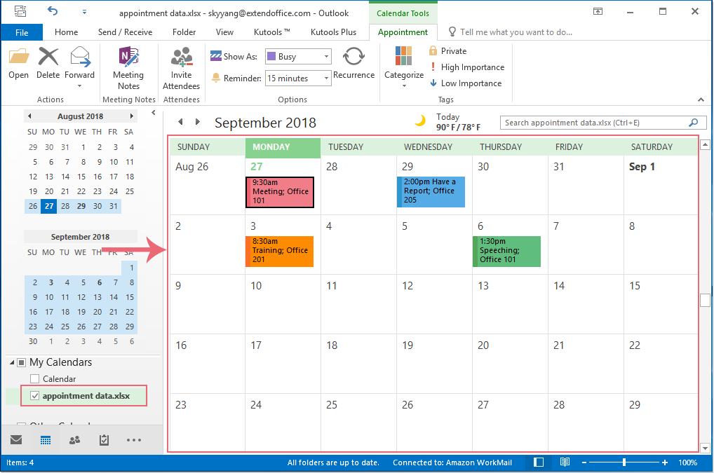 How To Create Appointment From Excel Data how-to-create-appointment-from-excel-data