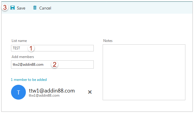 How to create a contact group in Outlook.com?