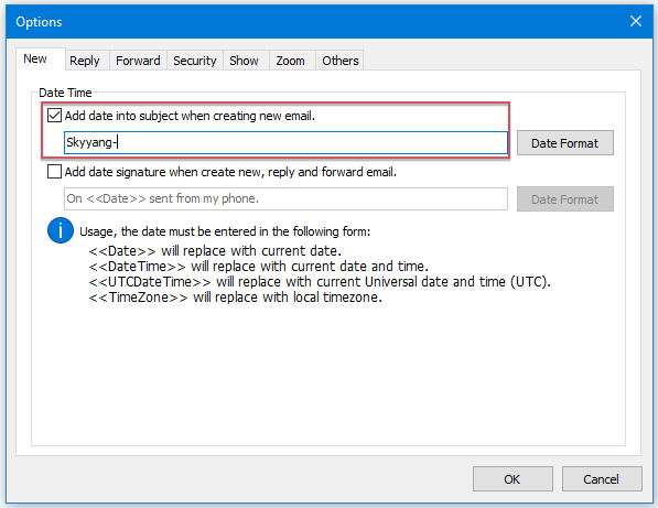 How To Auto Add Default Text To The Subject Line In Outlook