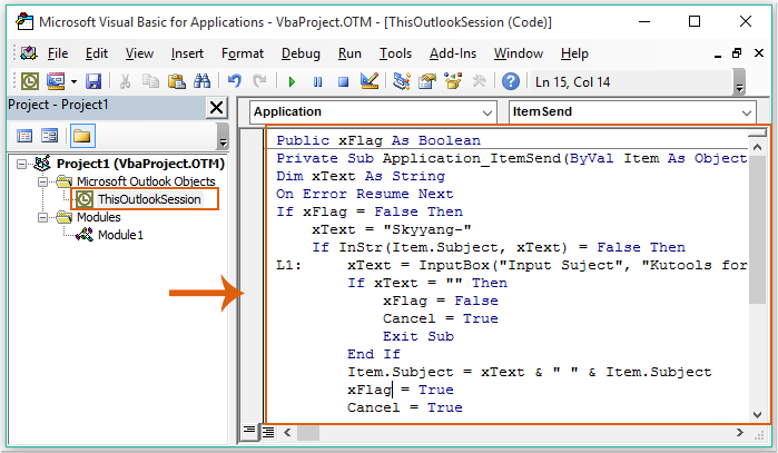 How To Auto Add Default Text To The Subject Line In Outlook