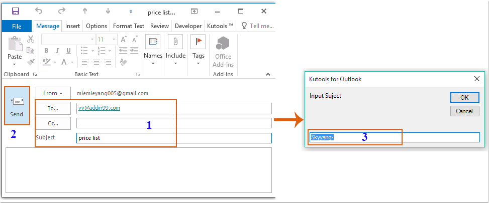 How To Auto Add Default Text To The Subject Line In Outlook