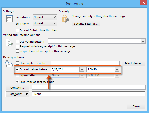 How to forward email message after specified hours in Outlook?