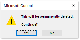 How to delete all deleted items in Outlook?