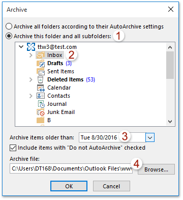 How to delete emails bypassing the trash folder in Outlook?