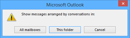How to remove email threads from Outlook quickly?