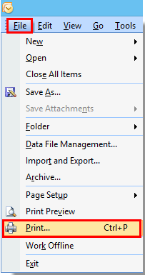 How to add new print style in Outlook?