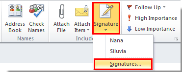 How to add signature to replies or forwarded message in Outlook?