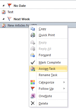 How to assign and reassign tasks in Outlook?