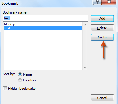 How to add bookmarks in Outlook?