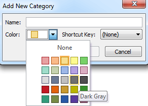 How to add more color categories in Outlook?