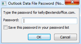 How to add and change passwords for folders/pst/data files in Outlook?