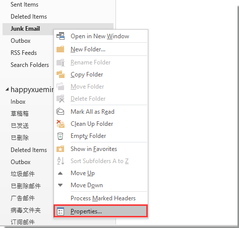 How to automatically delete spam or junk emails in Outlook?