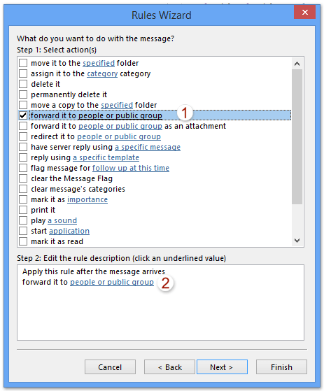 How to auto forward email messages in Outlook?