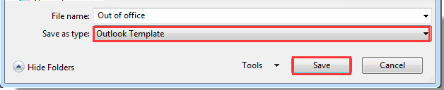 How to set up auto reply (out of office) in outlook?