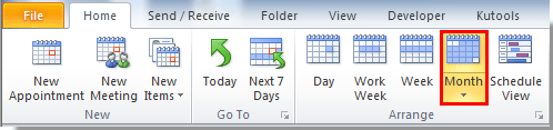 How to show end time in Outlook calendar?